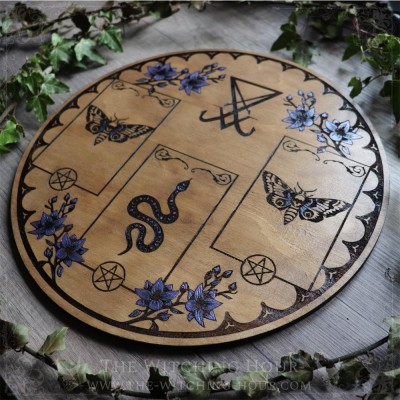 Sigil of Lucifer tarot and oracle spread board